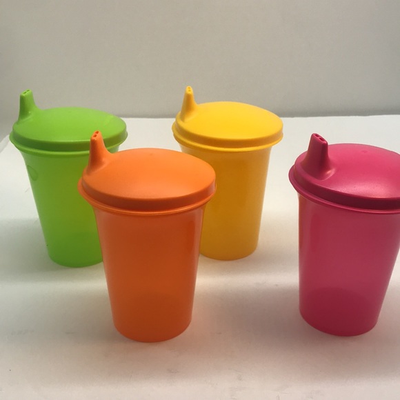 Tupperware | Kitchen | Tupperware Bell Tumblers With Domed Sipper Seals ...